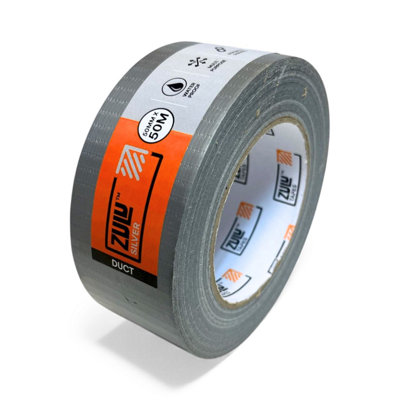 Zulu Premium Silver Duct Tape 48mm x 50m 1 Pack