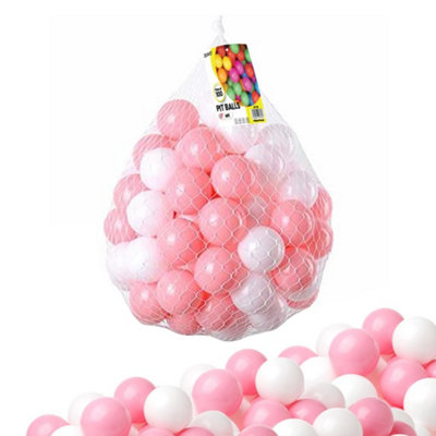 Zuvo Pink Ball Pit Balls 200 Pack for childrens - Colorful Plastic ...