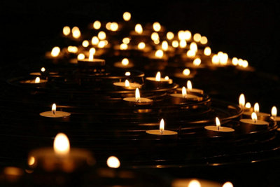 Zuvo Tea Light Candles 100 Pack 8 Hour Burn Unscented White 3.8cm x 2 ...